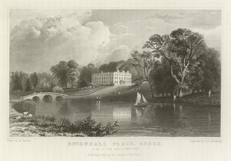 Rivenhall Place, Essex, Sitz des Reverend J. Western