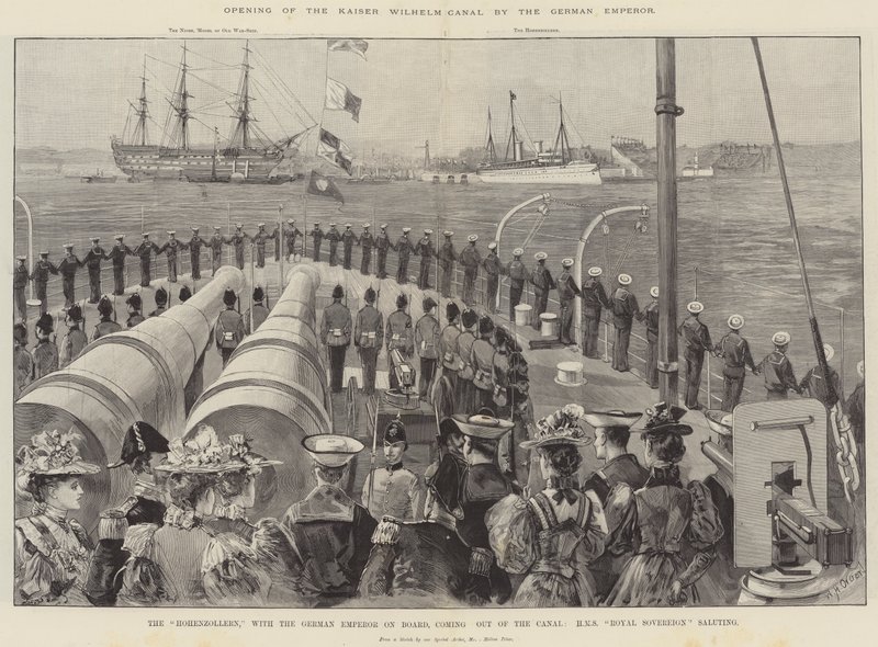 Opening of the Kaiser Wilhelm Canal by the German Emperor