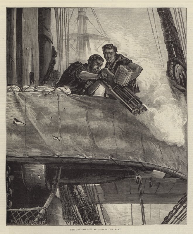 The Gatling Gun, as used in Our Navy