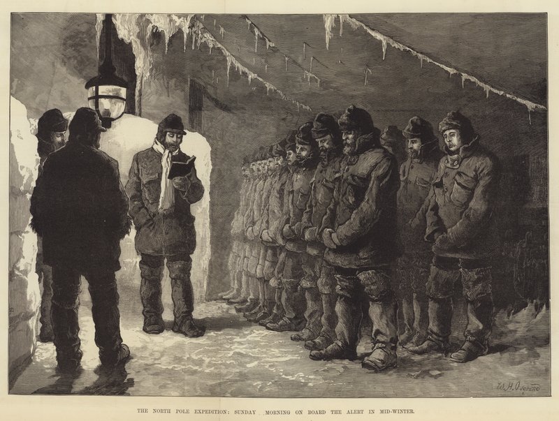 The North Pole Expedition, Sunday Morning on Board the Alert in Mid-Winter