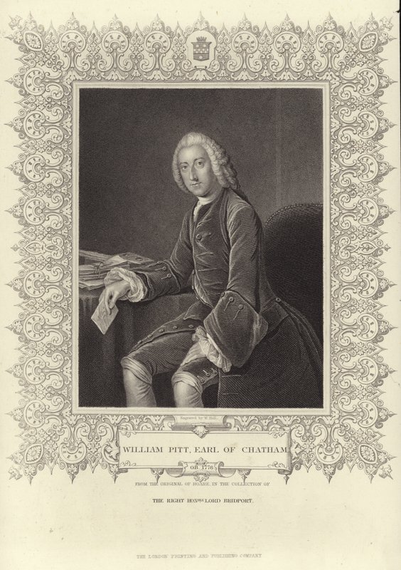 Portrait of William Pitt the Elder by William Hoare