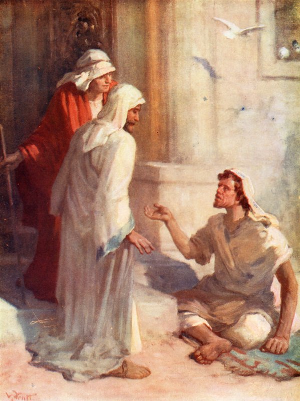 At the Gate Beautiful, Acts iii, 2 by William Pratt