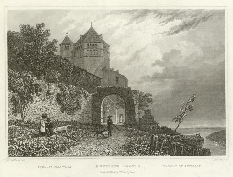 Rheineck Castle by William Tombleson: Buy fine art prints
